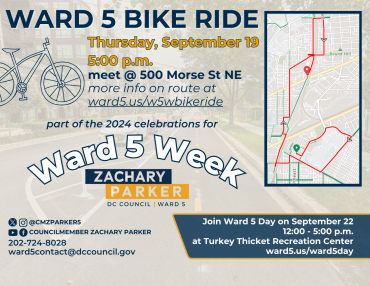 Ward 5 Day – Official Website of Ward 5 Councilmember Zachary Parker