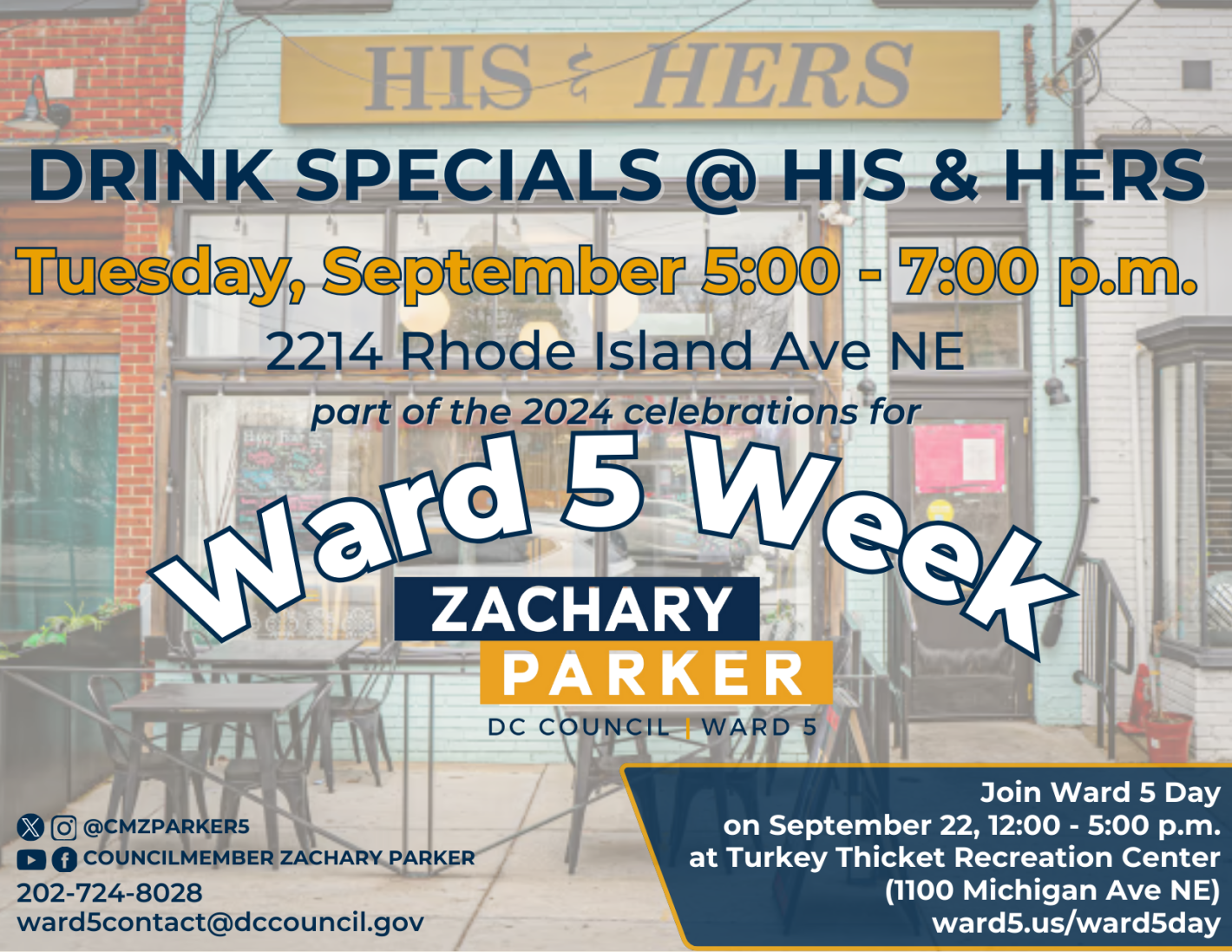 Ward 5 Day – Official Website of Ward 5 Councilmember Zachary Parker