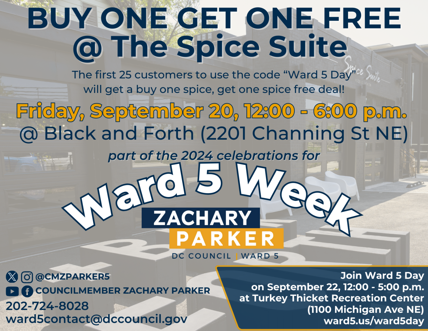 Ward 5 Day – Official Website of Ward 5 Councilmember Zachary Parker